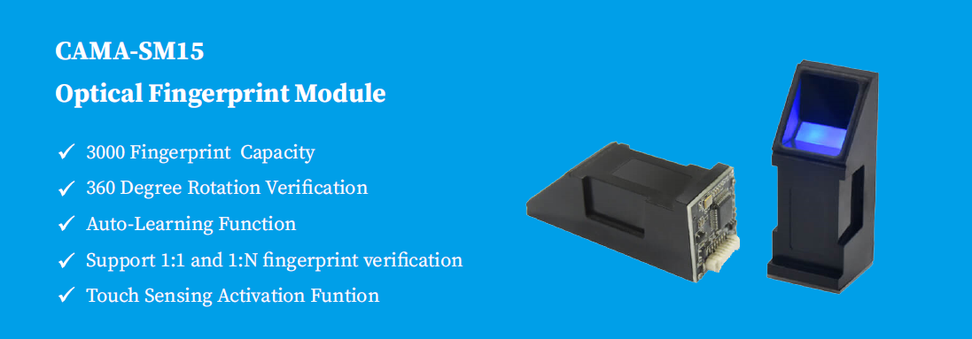 CAMA-SM15 OEM Optical Fingerprint Sensor Module - Biometric Module ...